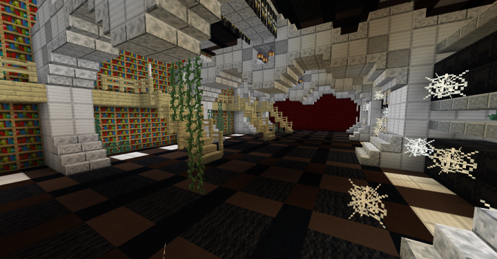 Underground Library [19w09a] Minecraft Map