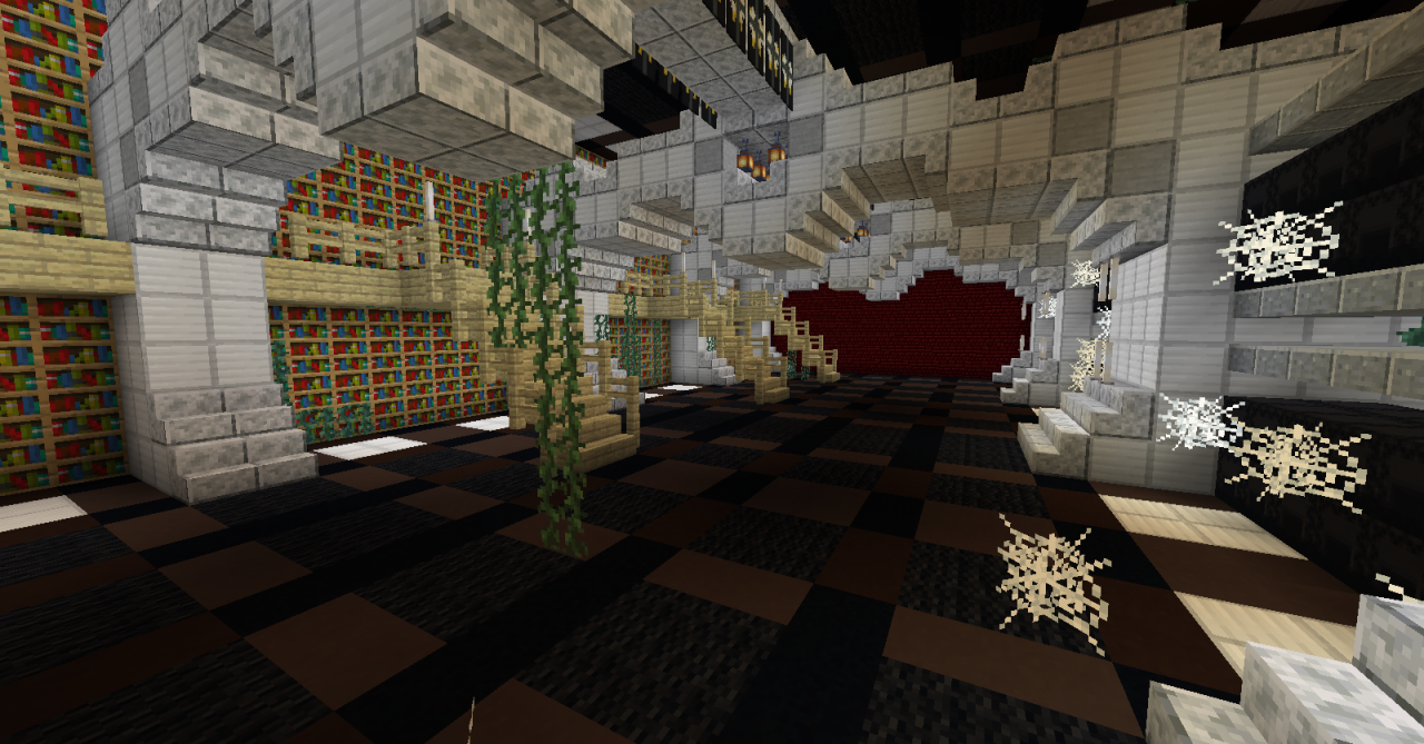 Underground Library [19w09a] Minecraft Map