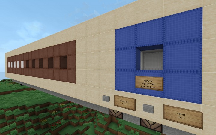 Biathlon target shooting Minecraft Map