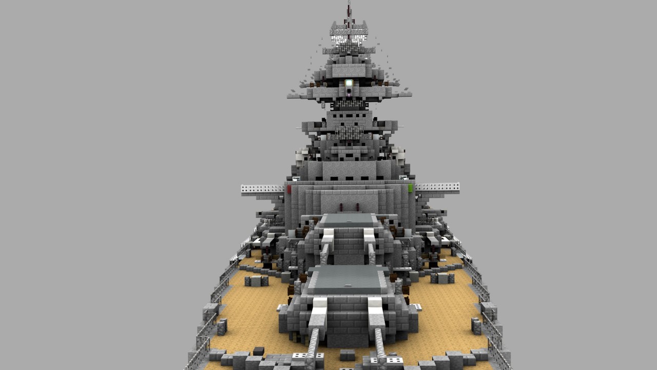 Bismarck 1:1 Scale Minecraft Map
