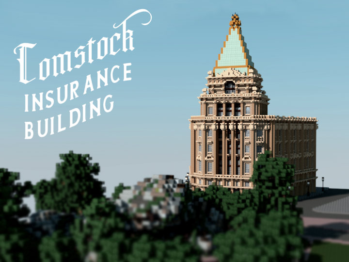 Comstock Insurance Building - [Silver Bay City] Minecraft Map