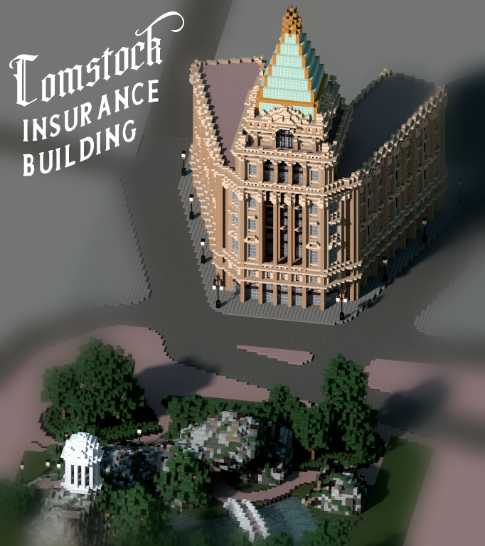Comstock Insurance Building - [Silver Bay City] Minecraft Map