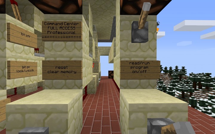 Command Center *Full Access* PRO Minecraft Map