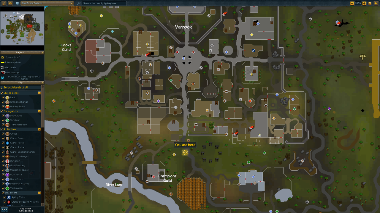 Gielinor (RUNESCAPE 3 RECREATION) Minecraft Map