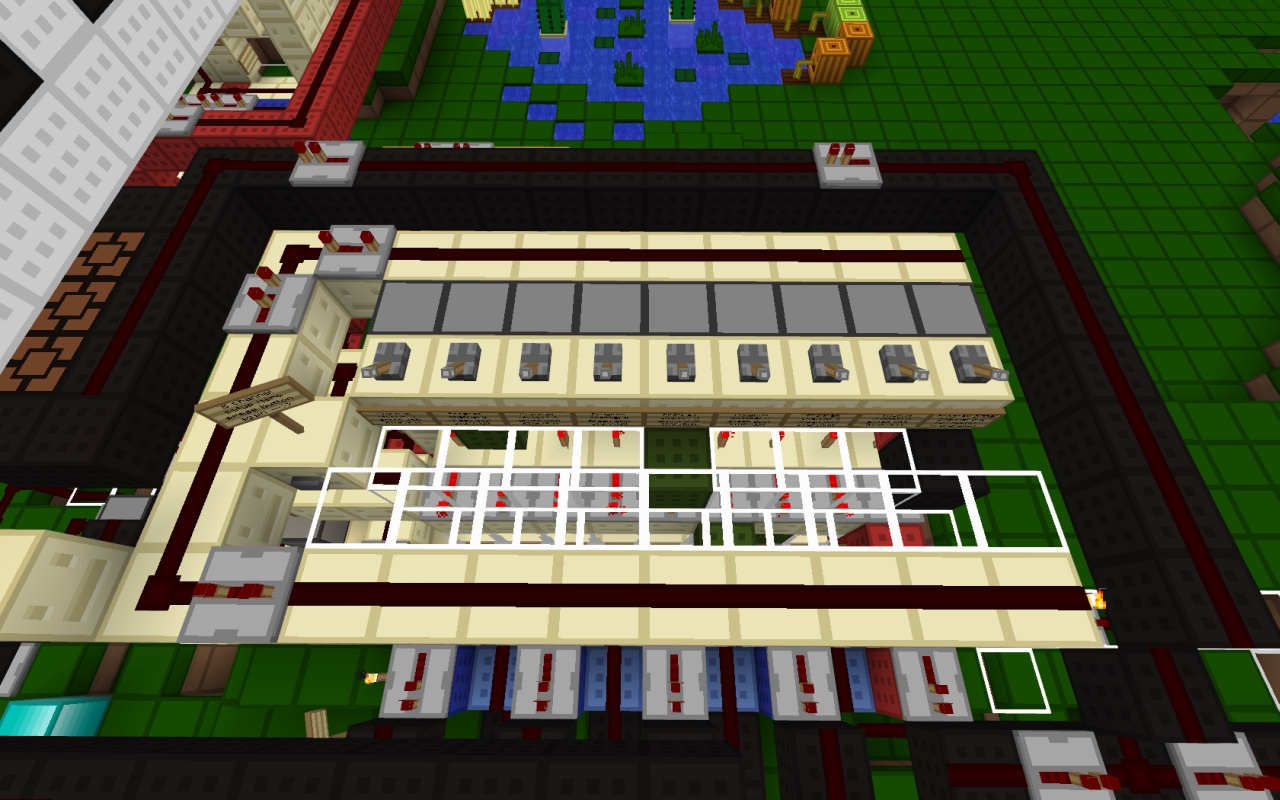 8bit -> 8 channel piston memory programmable Minecraft Map
