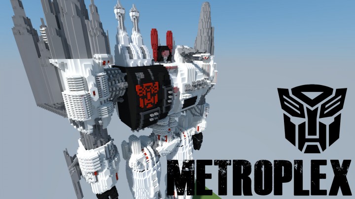 Transformers Metroplex Minecraft Map