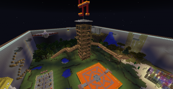 Super fun LAN Map (aka The Nazi Dome) Minecraft Map