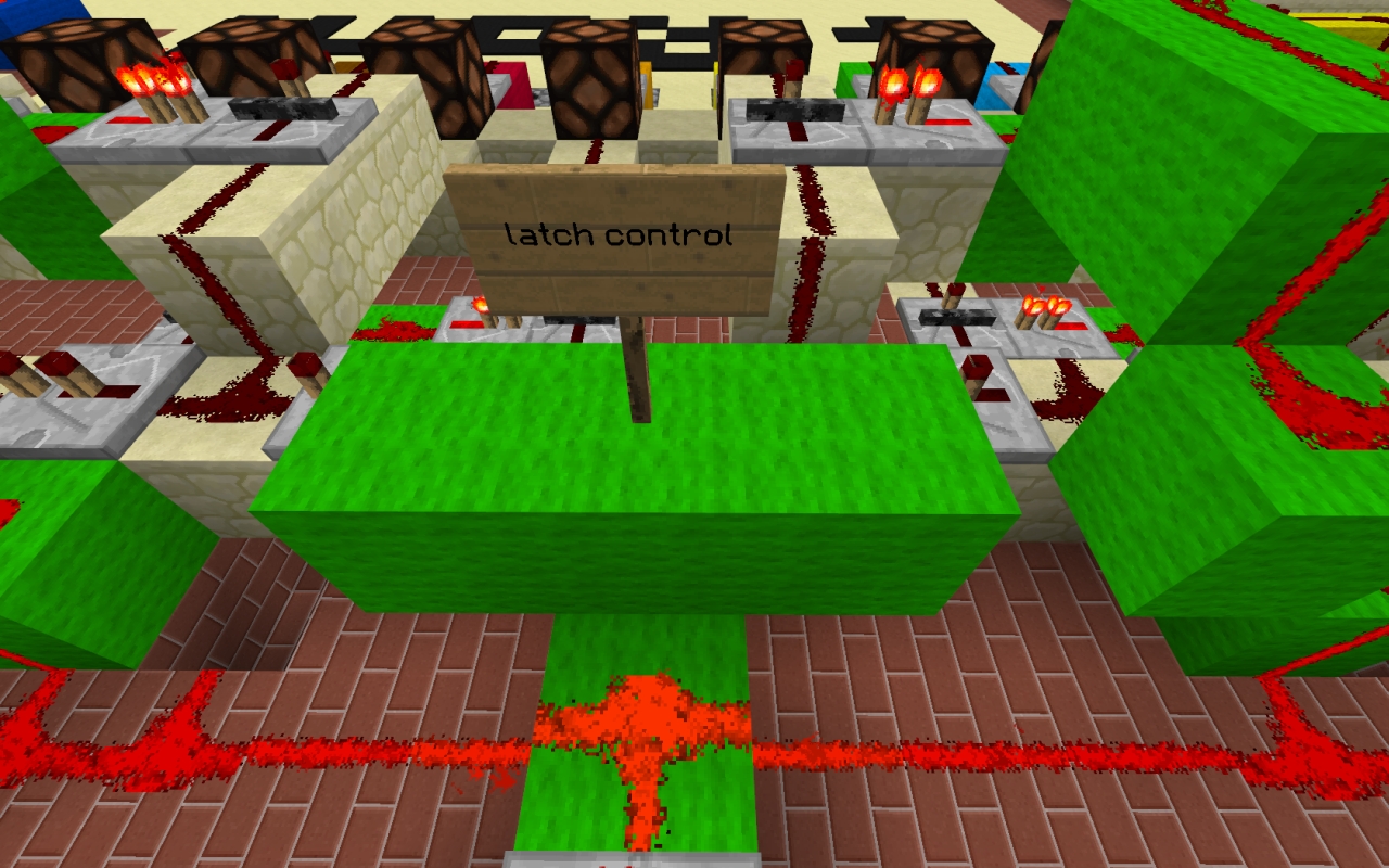 Parallel to Serial Encoder & Rom Minecraft Map
