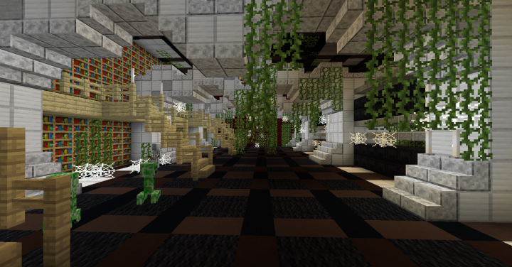 Underground Library [19w09a] Minecraft Map