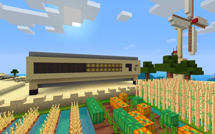 Light Games in Showcase Minecraft Map