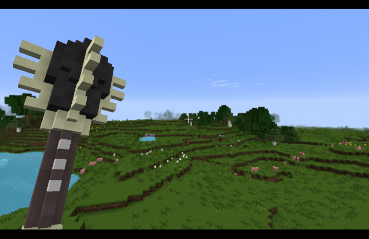 Custom 3D Mace Model Minecraft Texture Pack