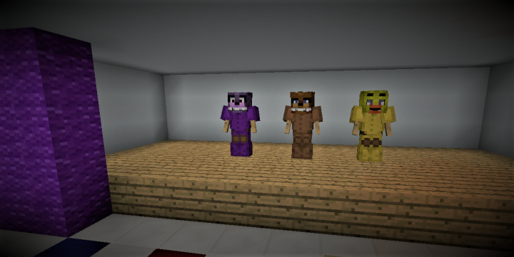 Five Nights At Freddy's Game (Working animatronics) Minecraft Map