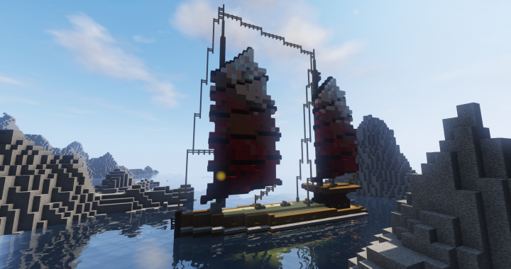 Little Chinese ship Minecraft Map