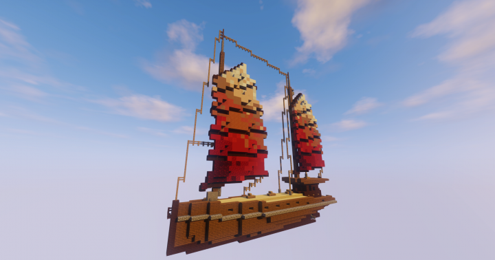 Little Chinese ship Minecraft Map