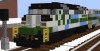 (1.5:1 Scale) Metrolink F59PH #855 + Coaches & Cab Car Minecraft Map