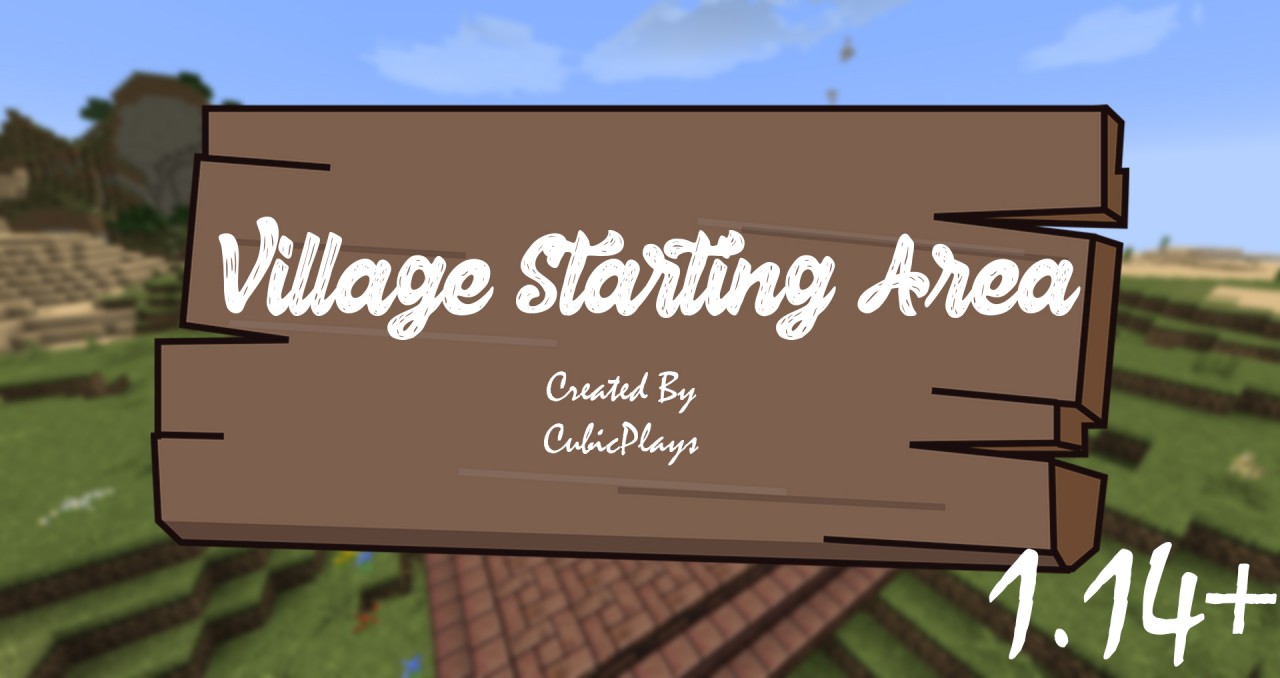 Minecraft Starting Area - Village 1.14 (INCLUDES LOOT + VILLAGERS + NEW ...