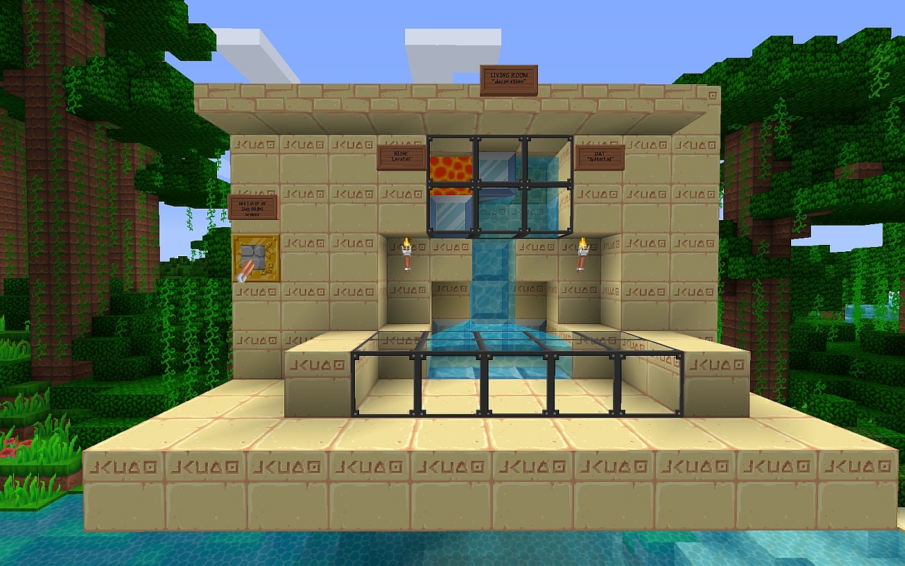 *Water or Lava* Living room interior Minecraft Map