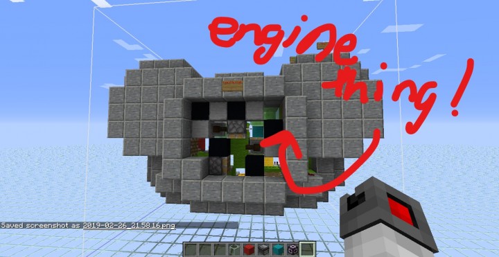 Working engine Minecraft Map