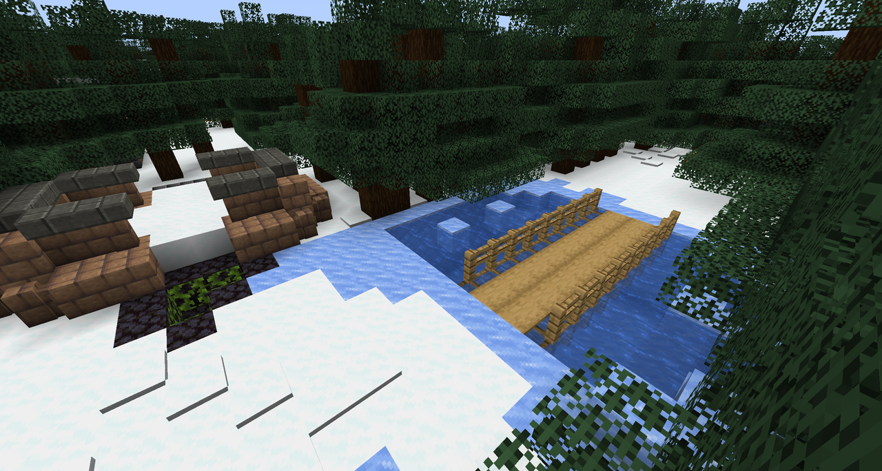 Popgoes Arcade; The Dead Forest Minecraft Map