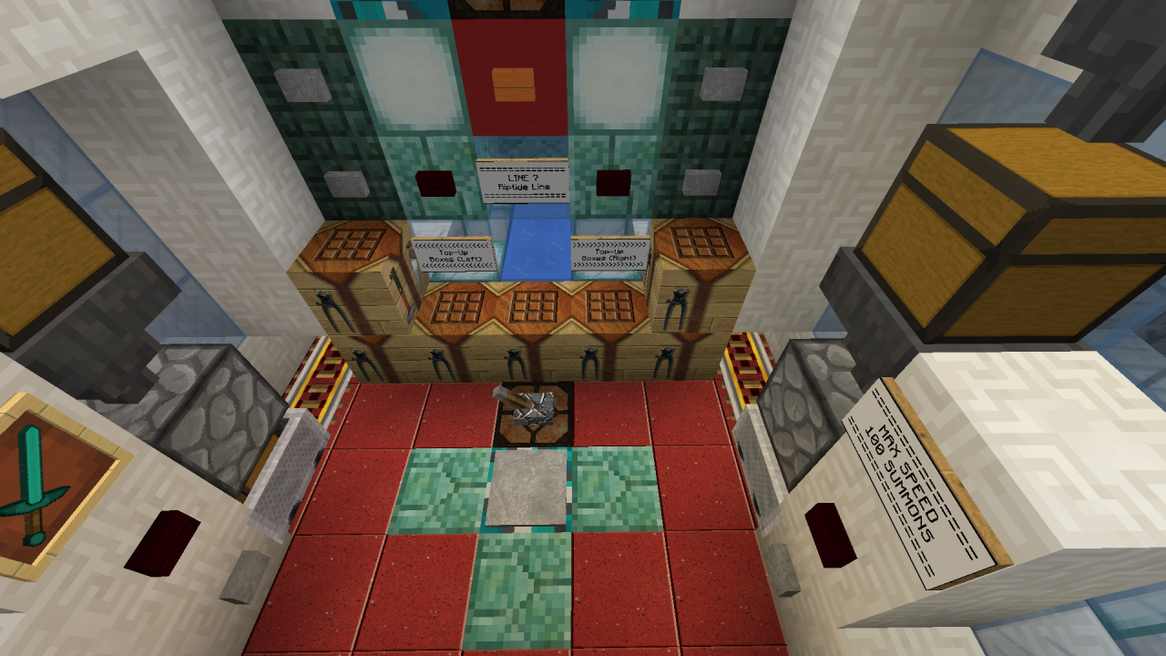 Factory | Fully working production lines! Minecraft Map