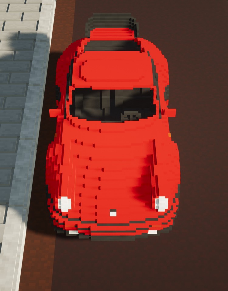 Porsche 911 Minecraft Map