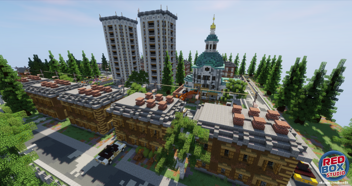 Russia city Minecraft Map