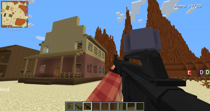 Wild West Nevada Minecraft Map