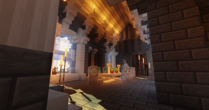 Elven Gothic Spawn Castle Minecraft Map