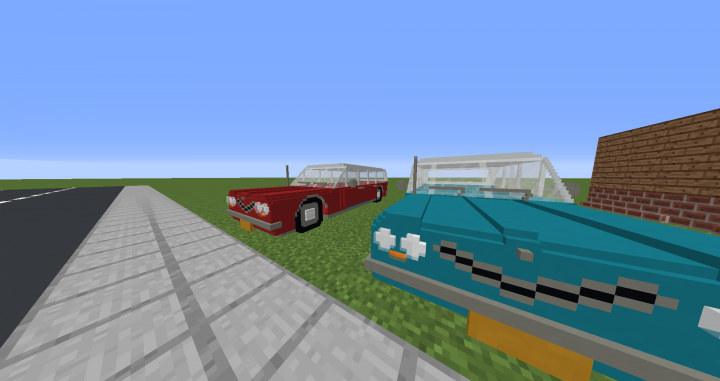 Minecraft Car Bundle (2 Cars) Chevrolet Corvair 1963 Model and Wagon ...
