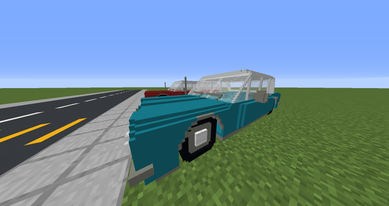 Minecraft Car Bundle (2 Cars) Chevrolet Corvair 1963 Model and Wagon ...