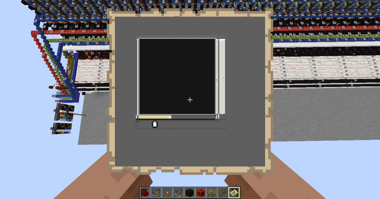 8 Colours display map. 64x64 pixels Minecraft Map