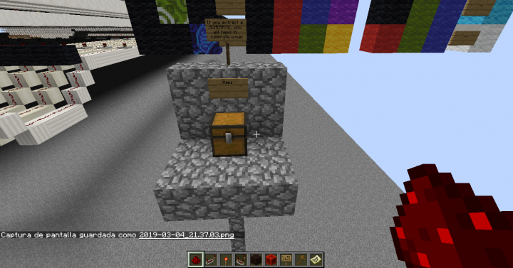 8 Colours display map. 64x64 pixels Minecraft Map