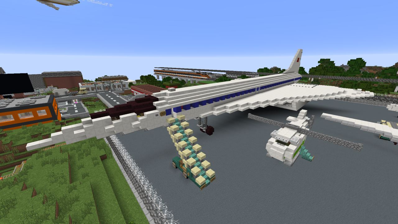 Tupolev Tu-144 [Outdated] Minecraft Map