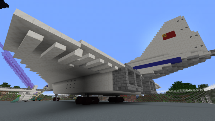 Tupolev Tu-144 [Outdated] Minecraft Map