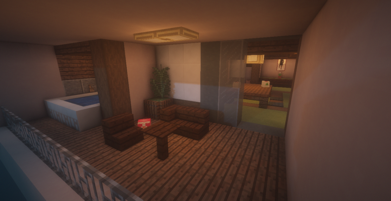 Hototogisu | 杜鵑草 | Japanese style room Minecraft replica | with private ...