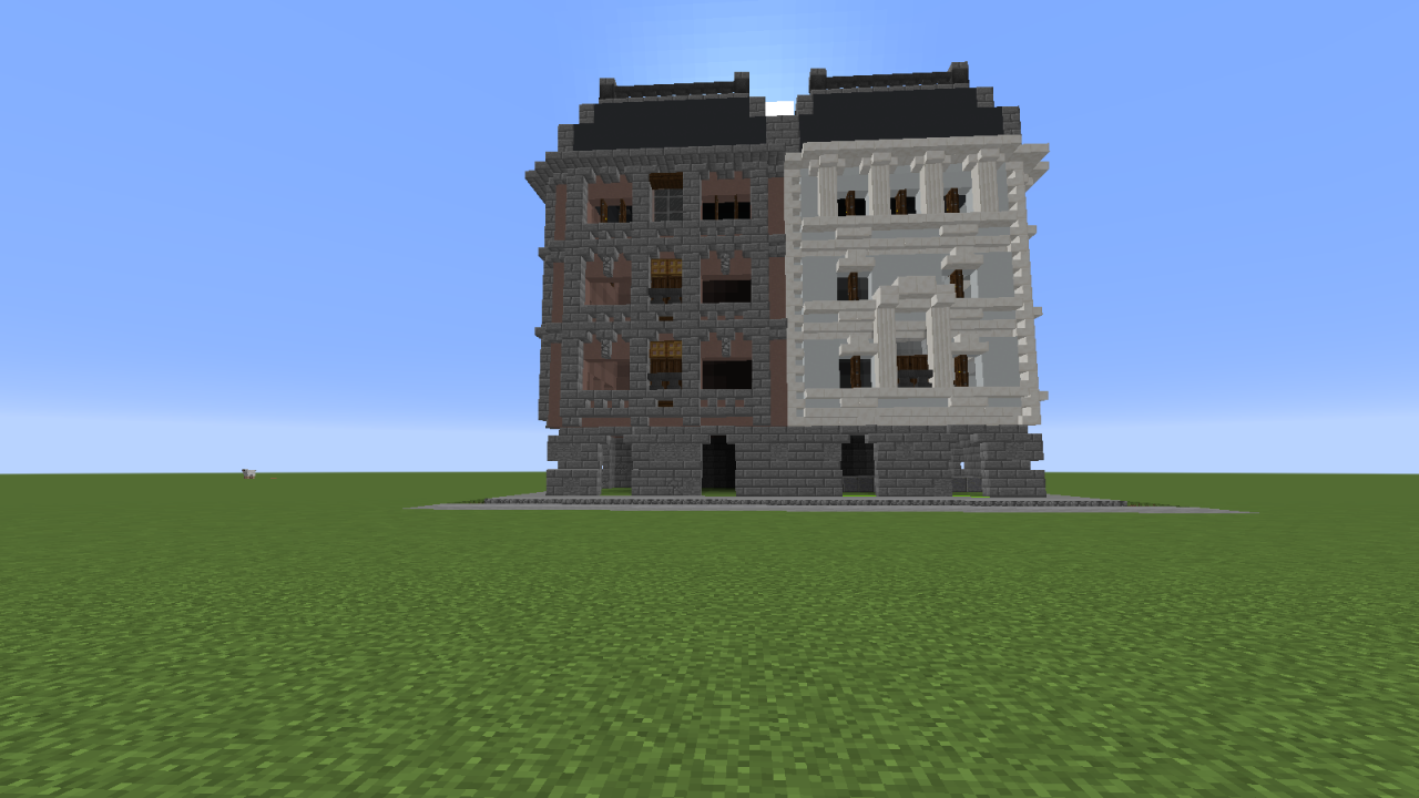 European City Block Minecraft Map