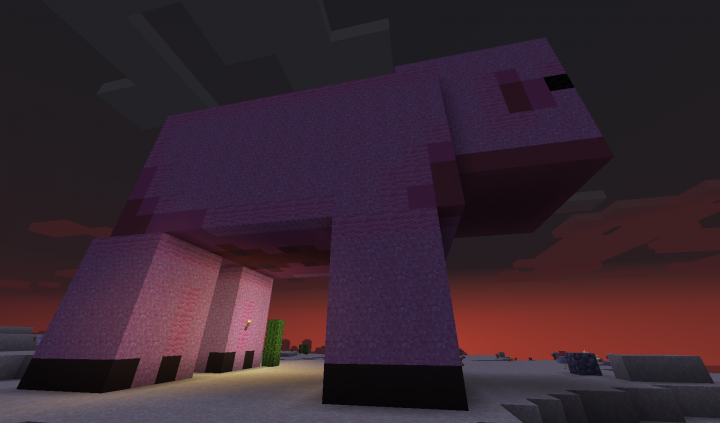 It's a Pig in the Desert! a pig house that is... Minecraft Map