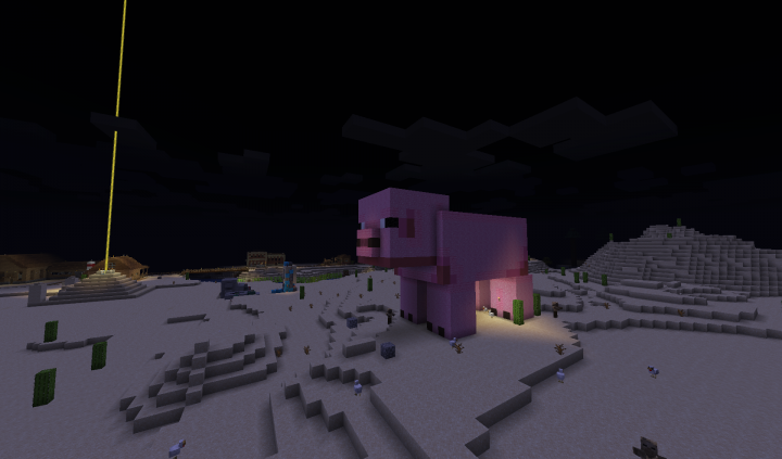 It's a Pig in the Desert! a pig house that is... Minecraft Map