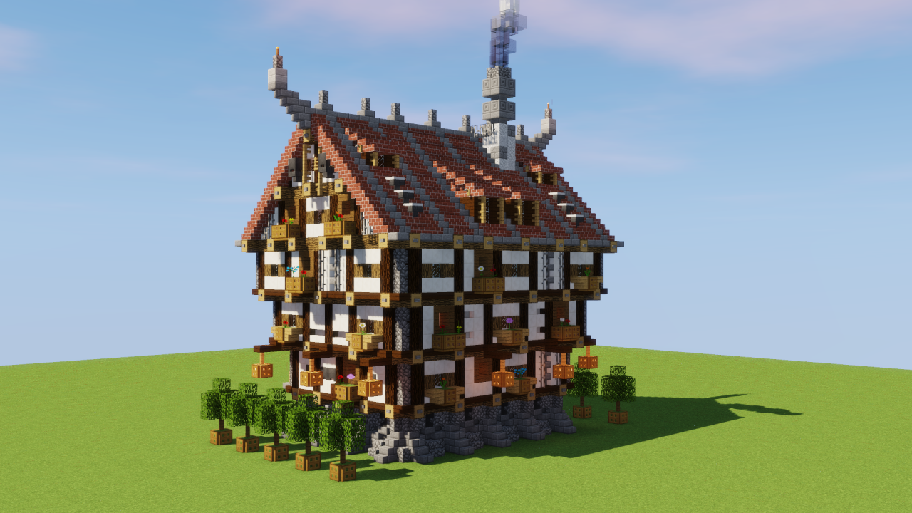 Large Medieval House Minecraft Map