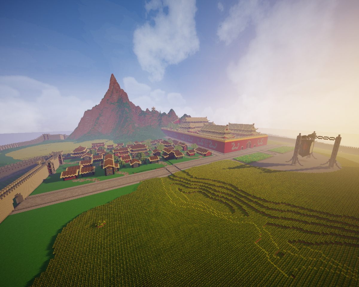 China empire island Minecraft Map