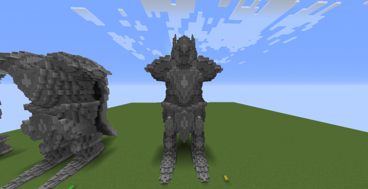 Guardian Statue by AdamsKg + Download Minecraft Map
