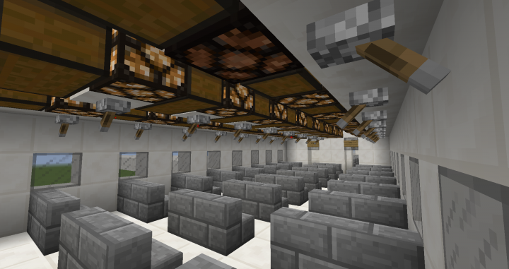 [Aircraft Contest 2019] Minebus C330 - Passenger Plane Minecraft Map