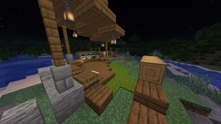 Survival made single player nomad base Minecraft Map