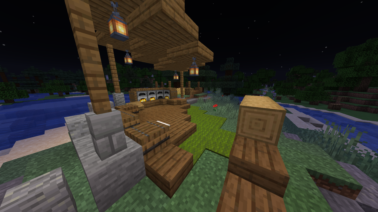 Survival made single player nomad base Minecraft Map