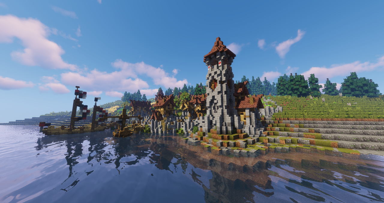 Altgardian style port Minecraft Map