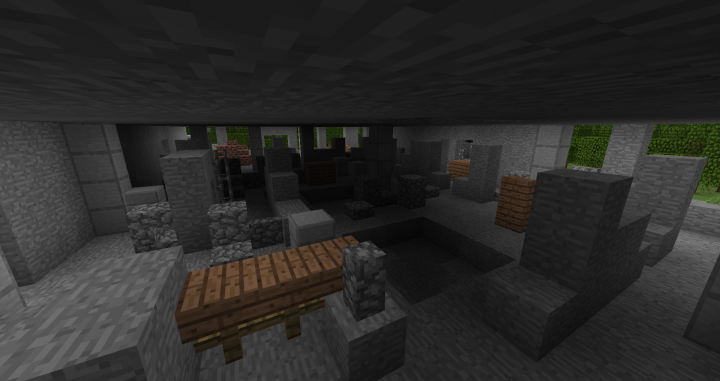 Abandoned building paintball map Minecraft Map