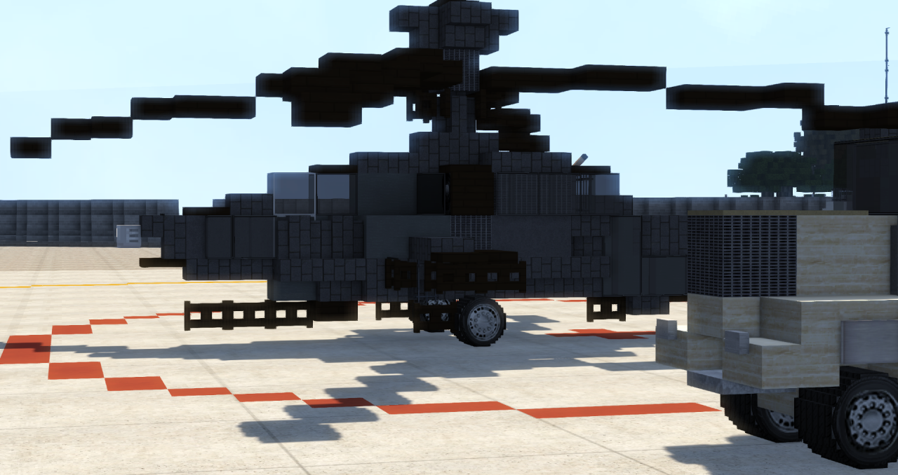 AH-64D Longbow Minecraft Map