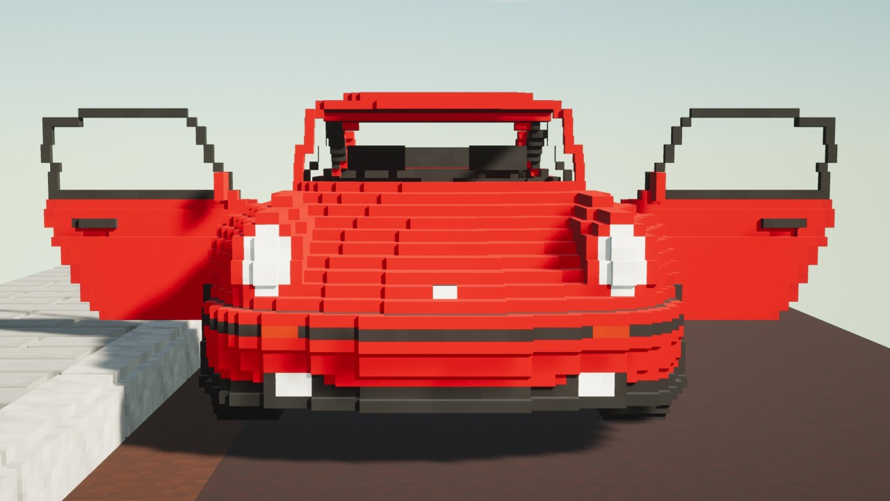 Porsche 911 Minecraft Map