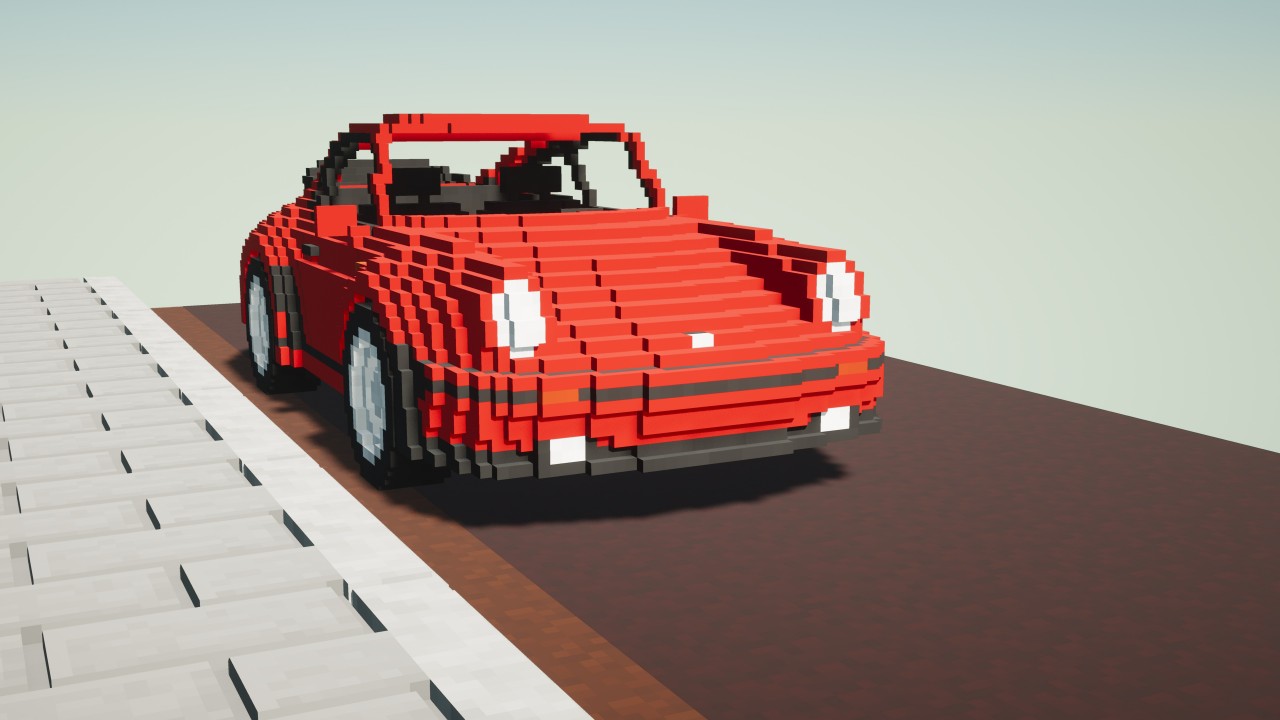 Porsche 911 Minecraft Map