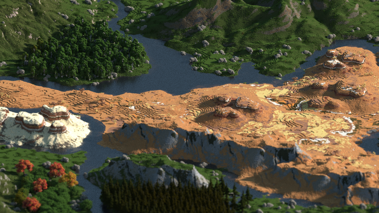 Aglon ,5000x5000 multibiome map Minecraft Map